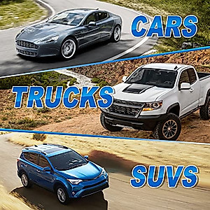 Eightwood Shark Fin Car FM Radio Antenna, Universal Roof Mount Antennae Replacement for Vehicle Car Truck Stereo Receiver Head Unit HD Radio, Drilling Required