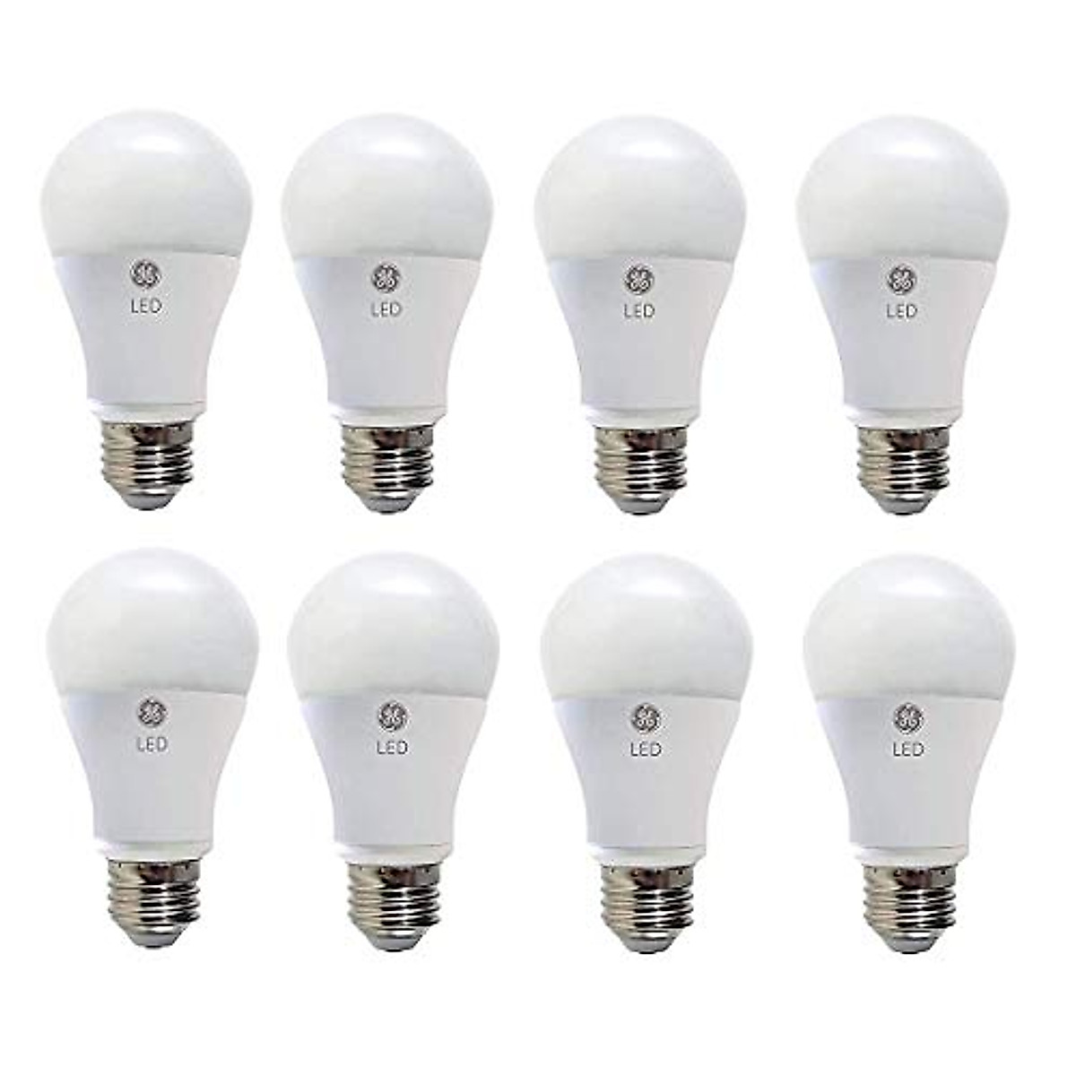 GE Classic Plastic 60-Watt EQ A19 Soft White Dimmable LED Light Bulb (8-Pack)