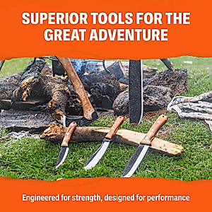 Condor Tool & Knife Blue River Hunter Folder | Hunting Knife | Pocket Knife with a Walnut and Reconstituted Turquoise Stone Handle | Stainless Steel Folding Knife | 3.02in Blade | 5.5oz (3.5mm Thick)