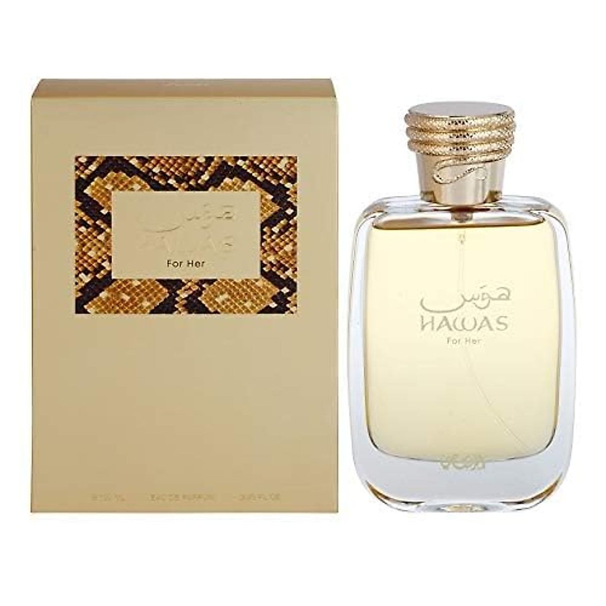 RASASI Hawas Eau de Parfum Spray for Women, 3.4 Ounce