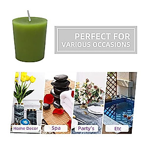 Zest Candle CVZ-013 12-Piece Votive Candles, Sage Green
