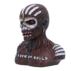 Nemesis Now Officially Licensed Iron Maiden The Book of Souls Bust Box (Small) Brown, 11.5cm