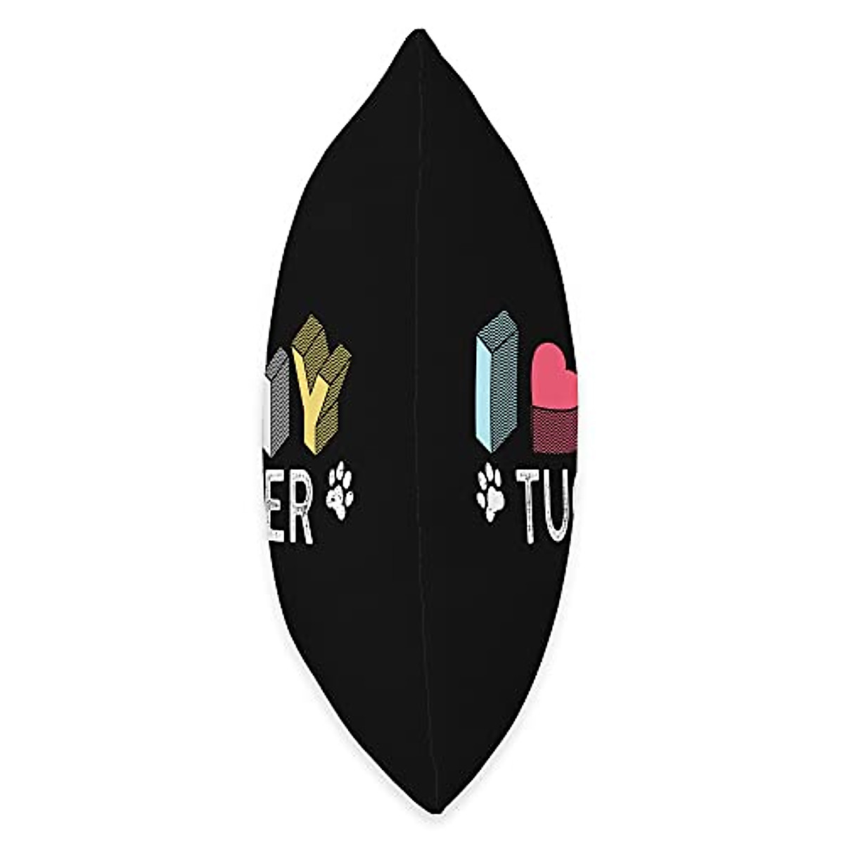 YO MINUS Personalized Dog Name Tucker Pet Lover Throw Pillow, 16x16, Multicolor