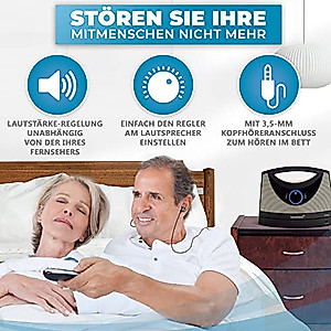 SEREONIC Portable Wireless TV Speakers for Smart TV - Ideal for TV Watching Without The Blaring Volume - Wireless Speakers for TV Designed for Hard of Hearing, Elderly, and Seniors - 100ft Range