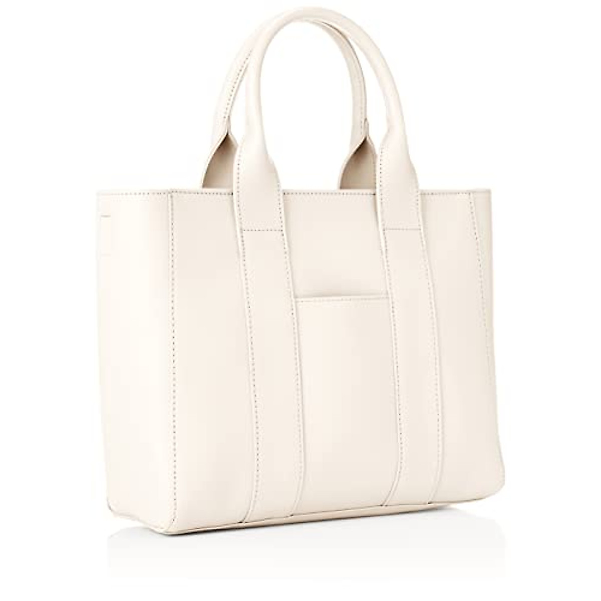Ozok 50201 Women's Shoulder Bag, Tote Bag, Synthetic Leather, Faux Leather, 2-Way, Crossbody, White