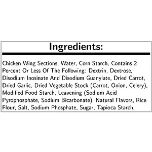 Tyson Red Label NAE Fully Cooked Unbreaded Oven Roasted Bone In Chicken Wings, 15 Pound -- 1 each.
