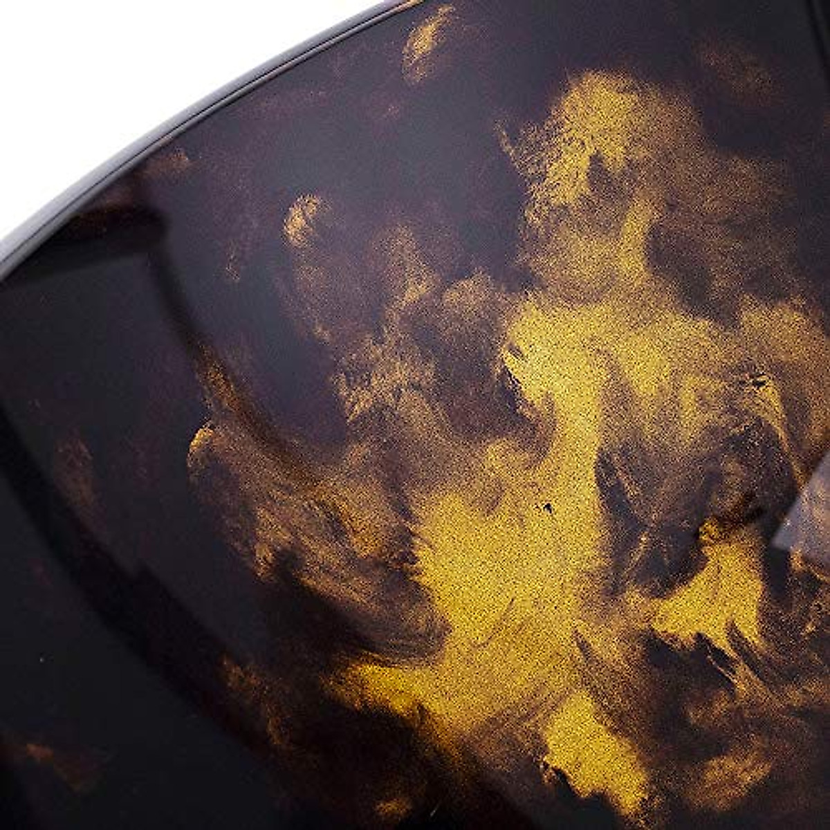 YOtat Tempered Glass Sink, Hotel Sink, Bath om Toilet Basin, Household Hotel Kitchen Accessories (A)