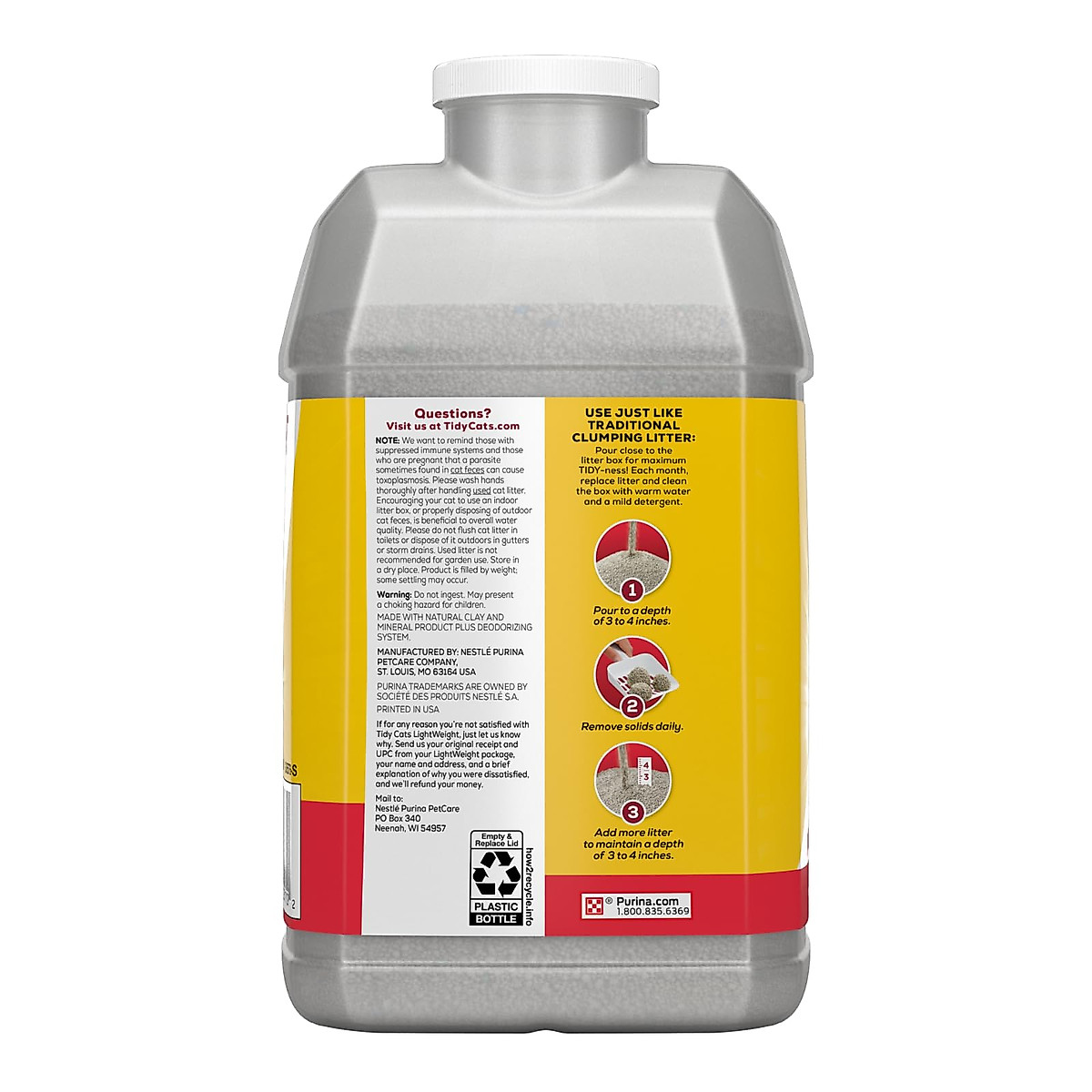 Purina Tidy Cats LightWeight 24/7 Performance Clumping Cat Litter ejeBwH, 2 Pack(6LB)