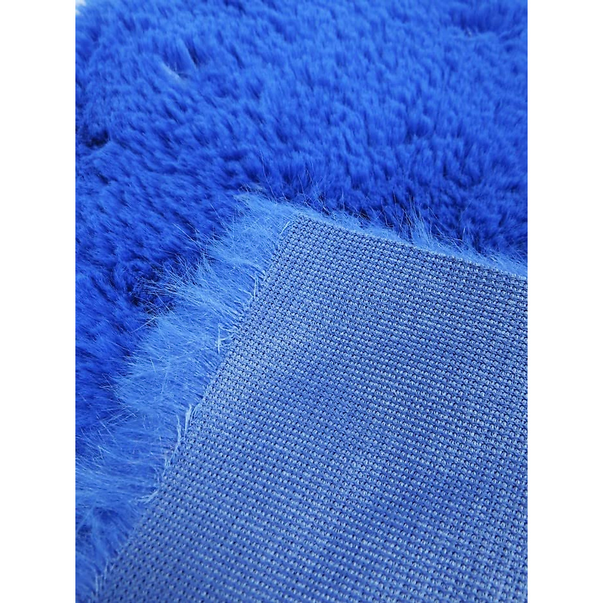 Hug-Z Arctic Rabbit Minky Fabric by The Yard DIY Baby Blankets Decor Clothing Snuggle Shaggy (Orange)