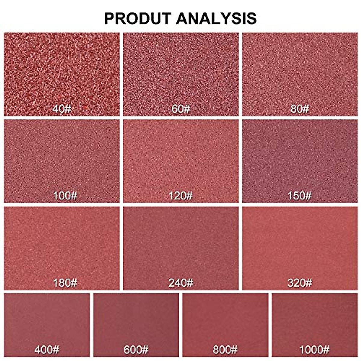 Detail Sander Sandpaper 30Pcs 5-Hole 40 Grit Aluminum Oxide Mouse Sanding Pad Hook & Loop Mouse Detail Sander Pads for Wood Furniture, Extra Coarse Triangle Sand Paper for 140mm Palm Sanding Machine