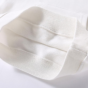 RUKOSU Toddler Kids Baby Boy Girl Long Sleeve Sweatshirt Casual Shirt Thin Pullover Infant Crewneck Sport Tops White 2T