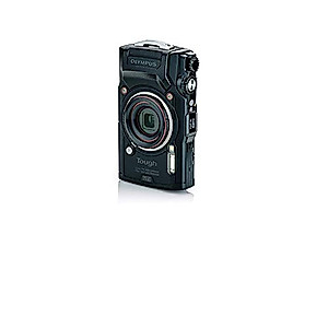 Olympus Tough TG-6 Waterproof Camera, Black -16GB Basic Bundle (Renewed)