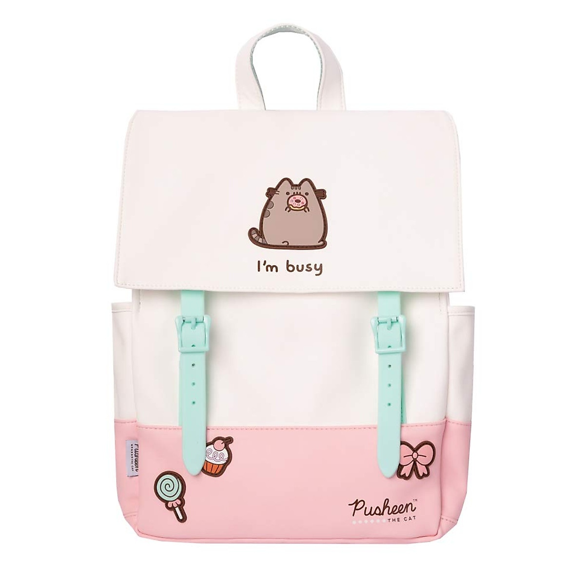 Official Pusheen Backpack, Kawaii Backpack - Bookbag, Travel Laptop Backpack, Girls Bag, Pusheen Gift - Pink Backpack