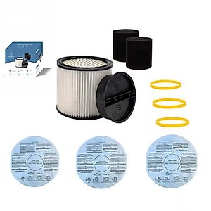 Replacement Filter For Shop Vac Filters 90304/90585/ 90107/90333/90350 for Shop Vac Filter, Fits Most Wet/Dry vacuum cleaner 5 Gallon and above-10pack (90304+90585 * 2+90107 * 3)
