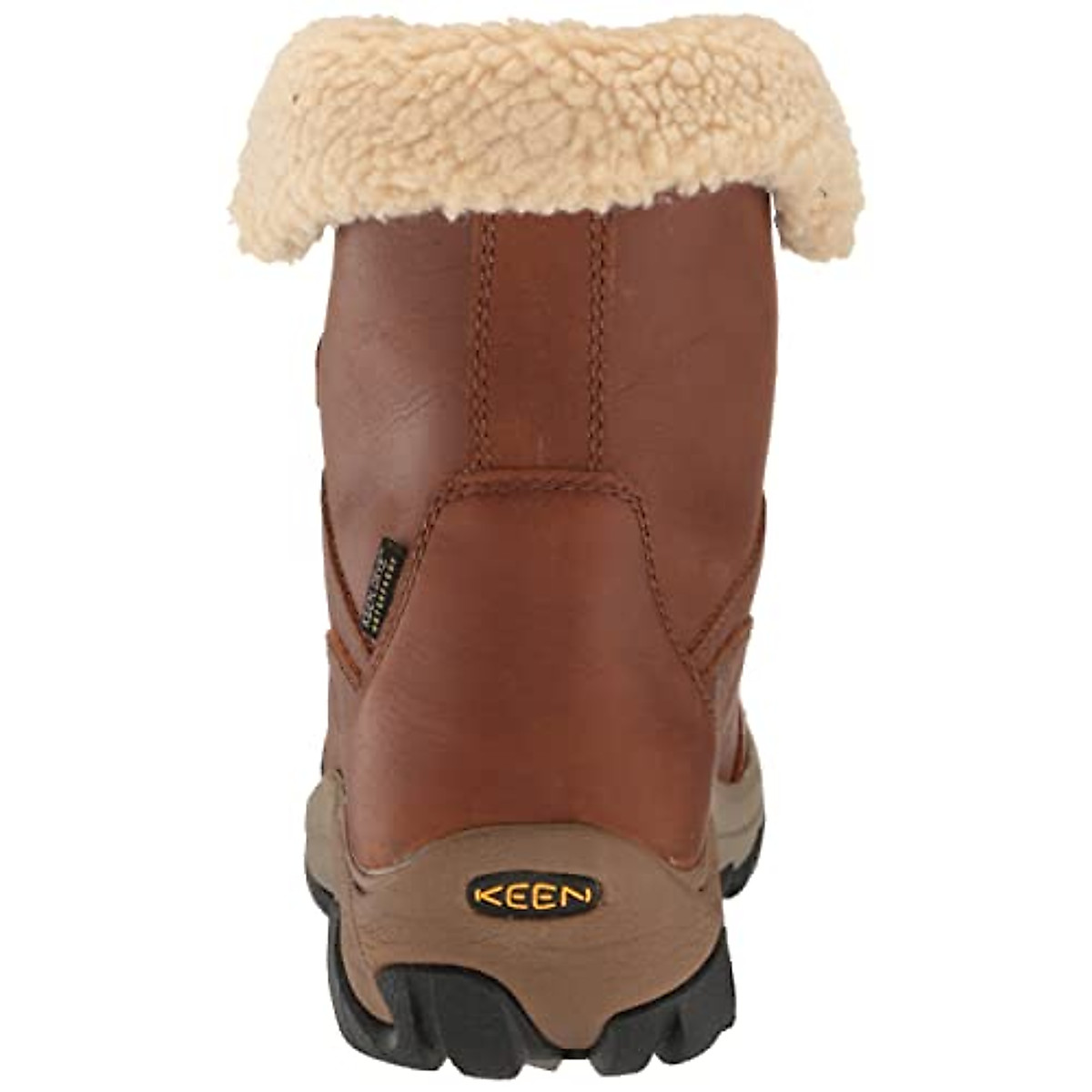 KEEN Women's Betty Boot Short Waterproof Insulated Ankle, Brown/Shitake, 7