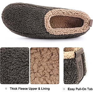 RockDove Men's Nomad Slipper with Memory Foam, Size 11-12 US Men, Mocha