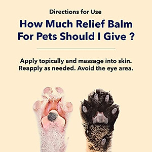 Honest Paws Dog Paw Balm - Pad Relief Soother Moisturizer Protection Wax - All Natural All Weather Foot Butter Heals Repairs Pet Paws and Noses from Heat and Cold – 2 Oz