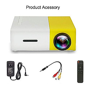 Zmucen Portable Mini Projector Home Party Meeting Theater Full Color LED LCD Projector