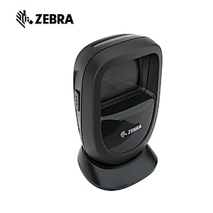 Zebra DS9308 1D 2D Presentation Barcode Scanner Omni Directional QR Black Image Reader for Screen and Printed Bar Code Scan (DS9308-SR4U2100AZY)