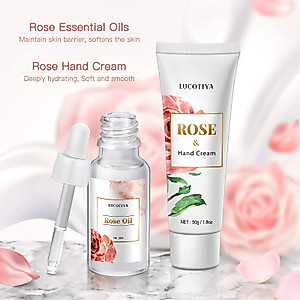 Birthday Gifts for Women Best Relaxing Spa Gifts Baskets Box for Her Wife Mom Best Friend Mother Grandma Bday Bath and Body Kit Sets Self Care Present Beauty Products Package Rose Scent