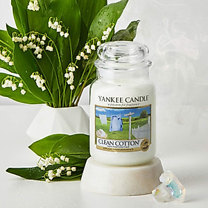 YANKEE CANDLE All is Bright Small Jar Candle, White