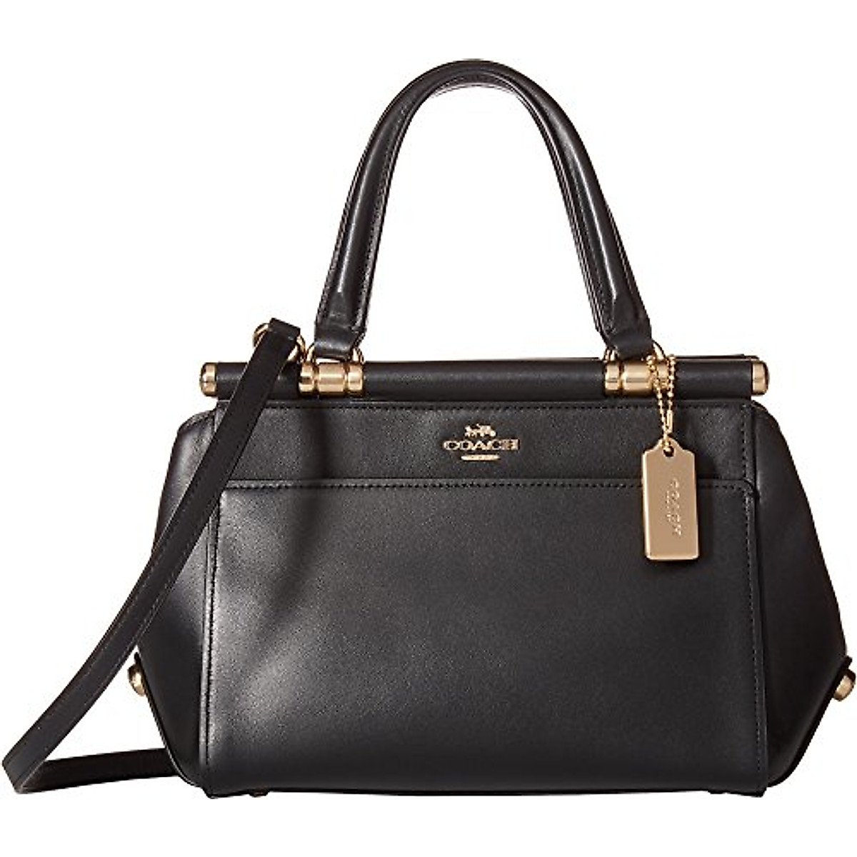 COACH Grace 20 Bag in Refined Calf Leather Li/Black 2 One Size
