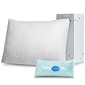 Lifewit Shredded Memory Foam Pillow King Size - Premium Adjustable Loft Hypoallergenic Cooling Pillow for Sleeping for Side, Back, Stomach Sleepers, Washable Cover - CertiPUR-US Certified