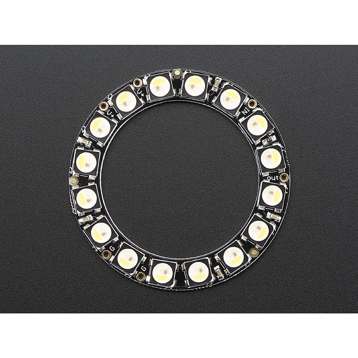 Adafruit Industries NeoPixel Ring - 16 x 5050 RGBW LEDs w/Integrated Drivers - Natural White - ~4500K