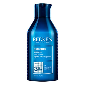 Redken Extreme Shampoo | Prevents Hair Breakage & Repair for Damaged Hair | Strengthen and Fortify | Infused With Proteins | For Weak, Brittle Hair | 10.1 Fl Oz