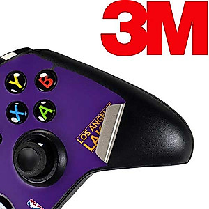 Skinit Decal Gaming Skin Compatible with Xbox One Controller - Officially Licensed NBA Los Angeles Lakers Standard - Purple Design