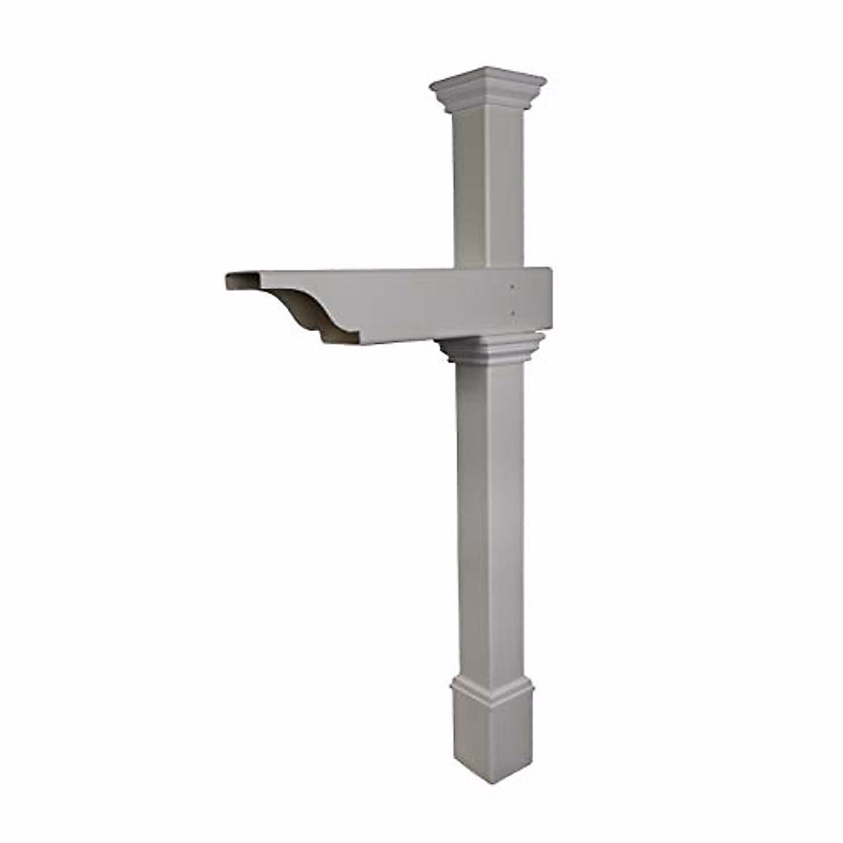 Zippity Outdoor Products ZP19013 Classica Mailbox Post, White