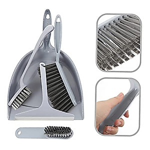 SOESFOUFU 5pcs Broom Dustpan Mini Broom with Dustpan Mini Cleaning Brush Mini Dustpan Home Mini Brush Broom Mini Dust Pan Broom Turner Desktop Table Dustpan Kid Broom Kitchen Purple Pp