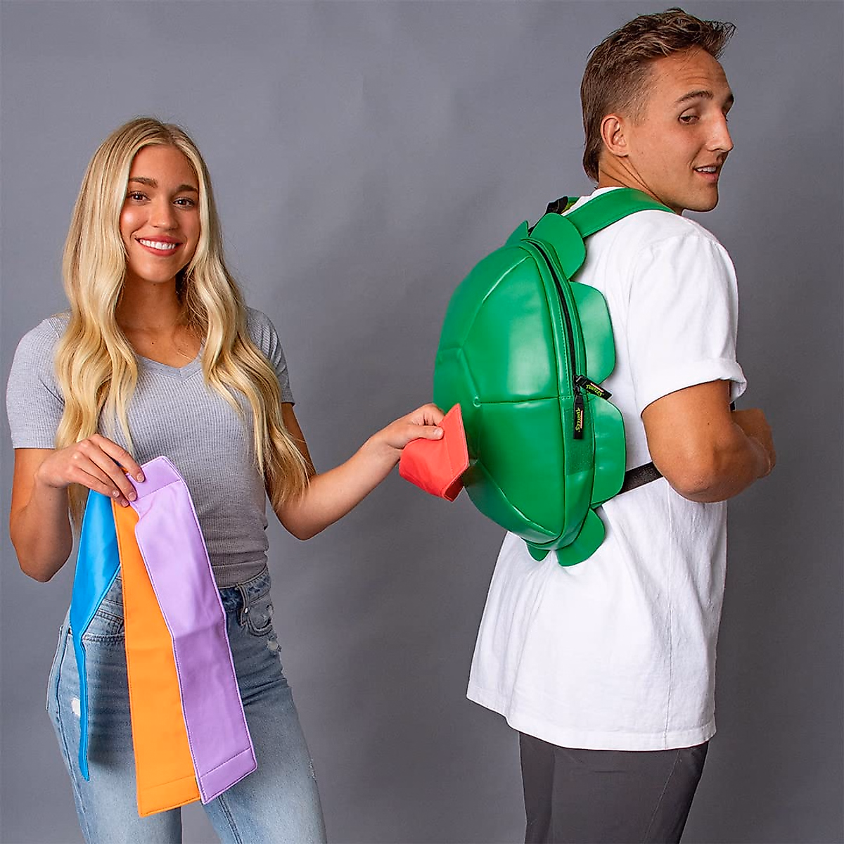 Nickelodeon Teenage Mutant Ninja Turtles TMNT Shell Interchangeable Band Character Backpack