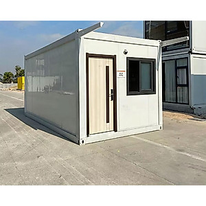 Custom 20x20ft Container Glass House Lawn Bedrooms Garden Bathroom Lounge Patio Storage Living Bnb Loft Yard Office Studio Window Freelance Renting Vacation Fishing Home