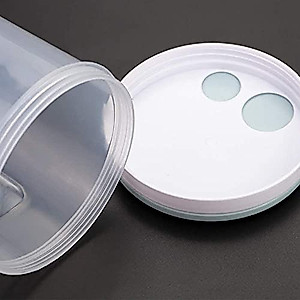 Jteyult 2 Pcs 2L Tall Clear Spaghetti Pasta Storage Container with Adjustable Lid,Multi- Plastic Kitchen Food Storage