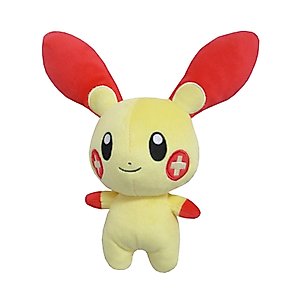 Sanei Pokemon All Star Series - PP69 - Plusle Stuffed Plush, 6.5"