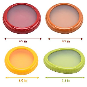 OLACHIKKO Avocado Saver For Fridge, Set Of 4 Silicone Food Storage Container-Ideal For Garlic, Onions, Lemens And Potatoes