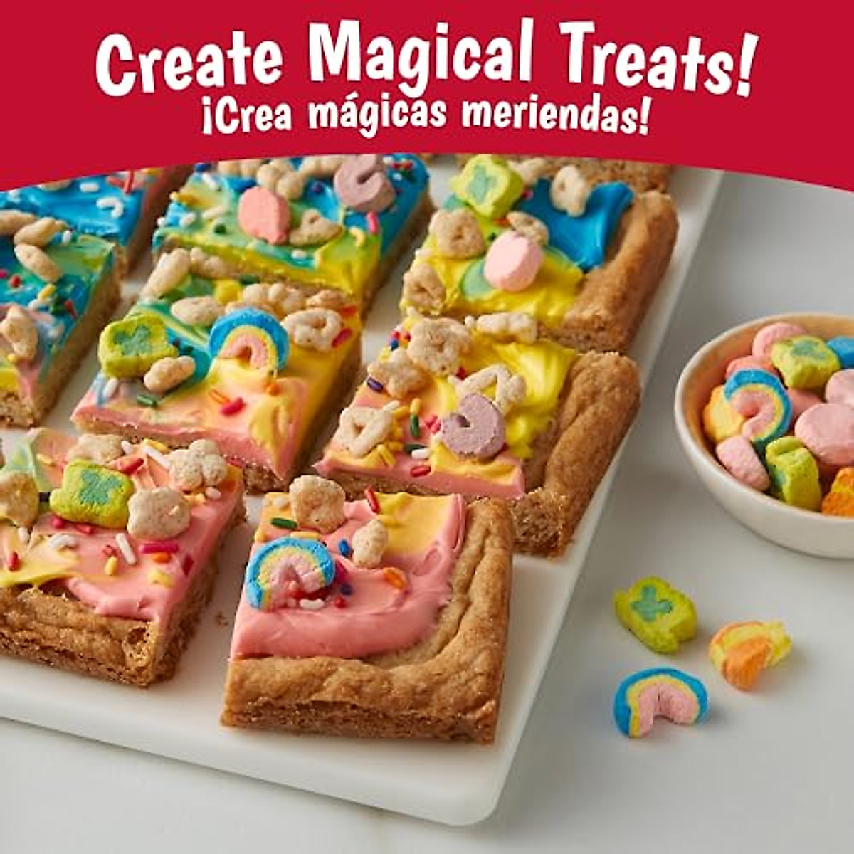 Lucky Charms Gluten Free Cereal with Marshmallows, Kids Breakfast Cereal, Made with Whole Grain, Giant Size, 26.1 oz