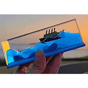 Journey Bug Unsinkable Pirate Ship Fluid Toy Paper Weight