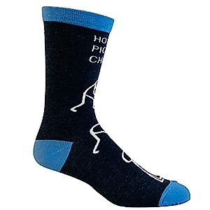 Crazy Dog T-Shirts Men's How To Pick Up Chicks Socks Funny Sarcastic Dating Easter Footwear