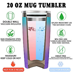 Fufandi Best Gigi Ever - Gigi Gifts for Grandma - Funny Christmas Gifts for New Grandma, Nana, Soon To Be Gigi, World's Best Gigi Tumbler Cup (20oz, Glitter Bubble Gum)