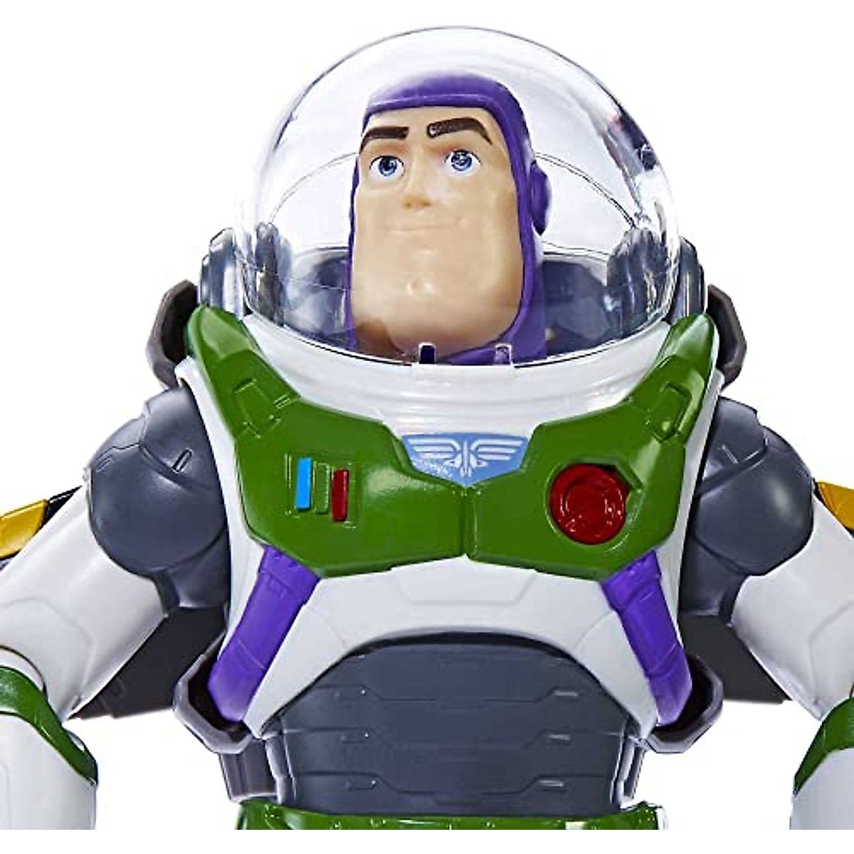 Mattel Lightyear Toys 12-in Action Figure with Accessories, Space Ranger Gear Alpha Buzz with Jetpack & Blaster