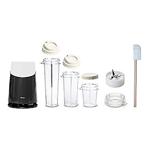 Tribest PB-410GY-A Personal Blender for Shakes and Smoothies with Portable Blender Cups, Gray
