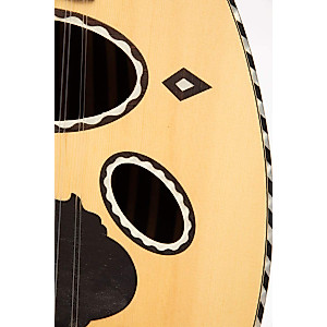 Egyptian Oud Classic Black Stringed Instrument Aoud Ud with Soft Case and Picks