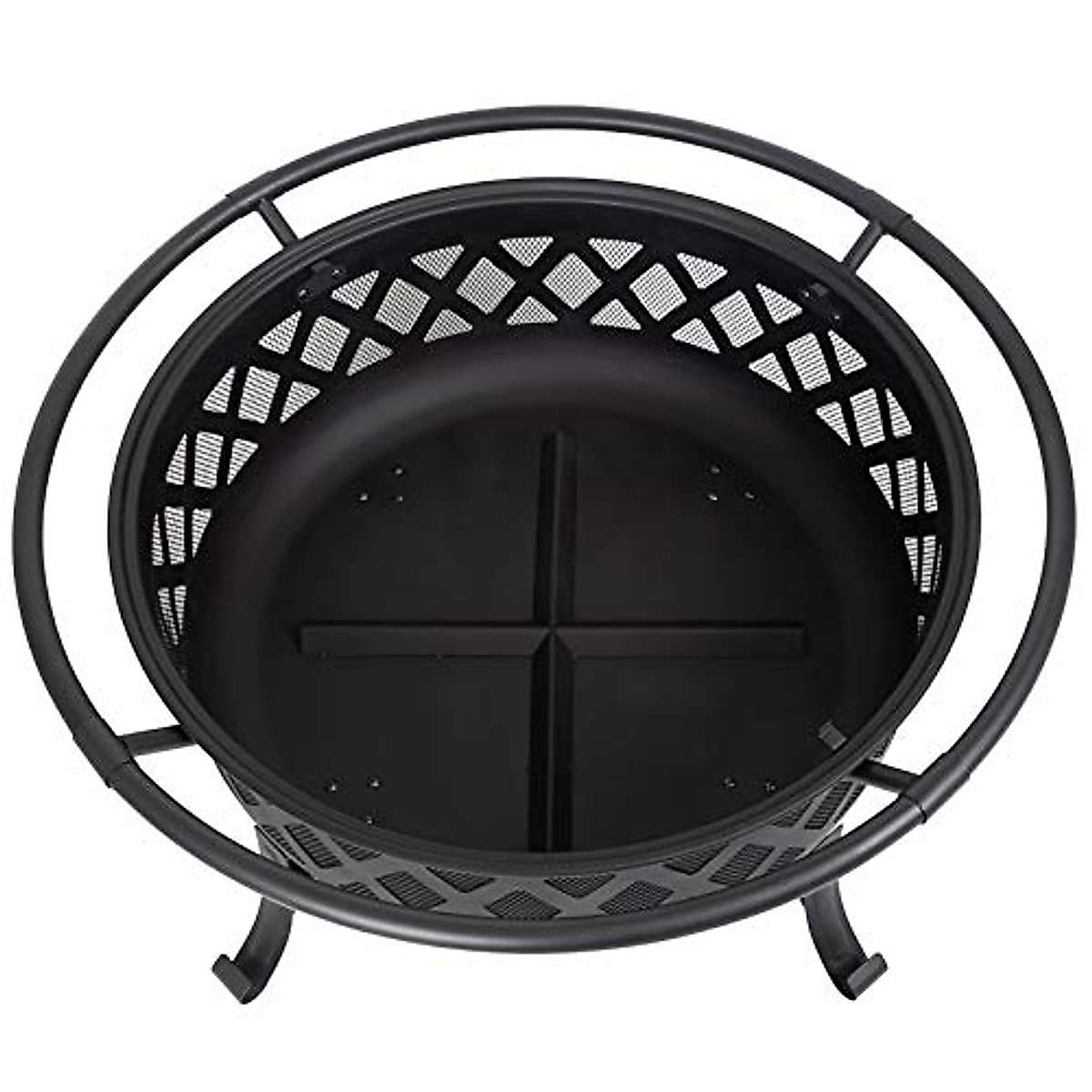Pleasant Hearth OFW888R fire Pit, Black