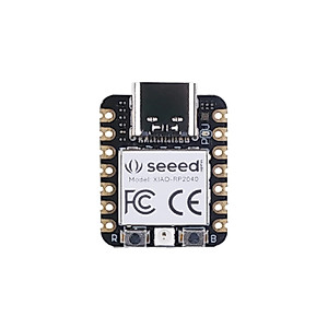 Seeed Studio XIAO RP2040 Microcontroller, with Dual-Core ARM Cortex M0+ Processor, Supports Arduino, MicroPython and CircuitPython with Rich Interfaces.