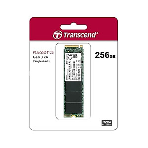 Transcend TS256GMTE112S 256GB M.2 PCIe Gen3x4 NVMe Solid State Drive