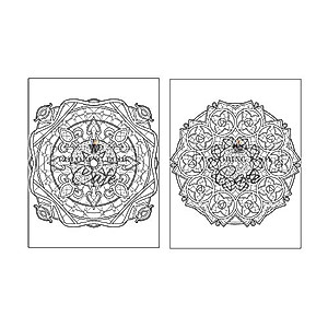 125 Mandalas: An Adult Coloring Book Featuring 125 of the World’s Most Beautiful Mandalas for Stress Relief and Relaxation (Mandala Coloring Books)