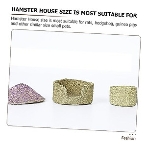 balacoo 1 Set Guinea Pig Accessories Toys Guinea Pig Treats Rat Supplies Chinchilla House Hedgehog Accessories Hideout for Small Animal Hedgehog Supplies Hamster pet House Timothy Grass