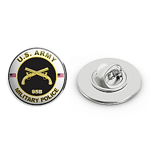 Veteran Pins U.S. Army MOS 95B Military Police Metal 0.75" Lapel Hat Pin Tie Tack Pinback